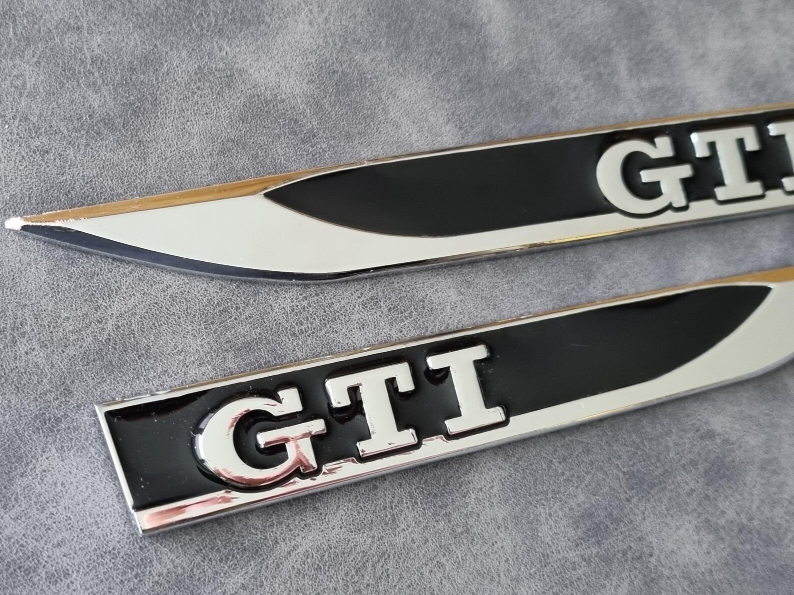 Gti Logo Emblem Black Side Wing Fender Badge Sticker Mk7 Mk8 Mk6 Car ...
