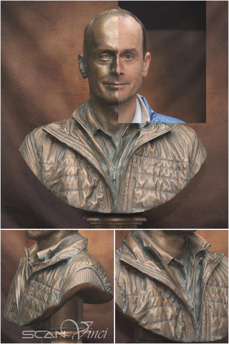 Full-service Custom Bust Creation: From Scanning to Finishing - Etsy