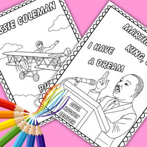 African American Heroes Coloring Worksheets, Important Figures in Black ...