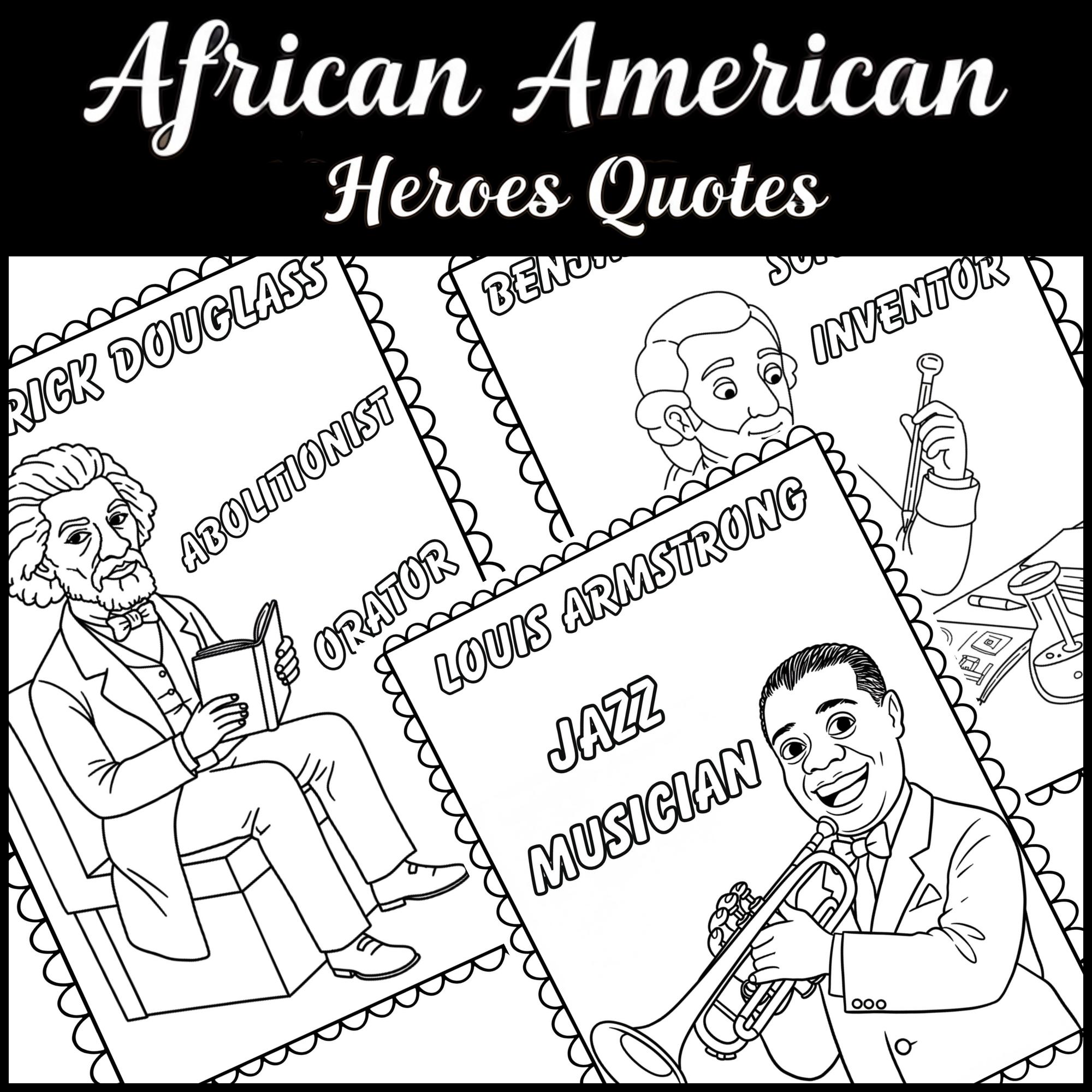 Black History Month Coloring Pages for Students | African American ...