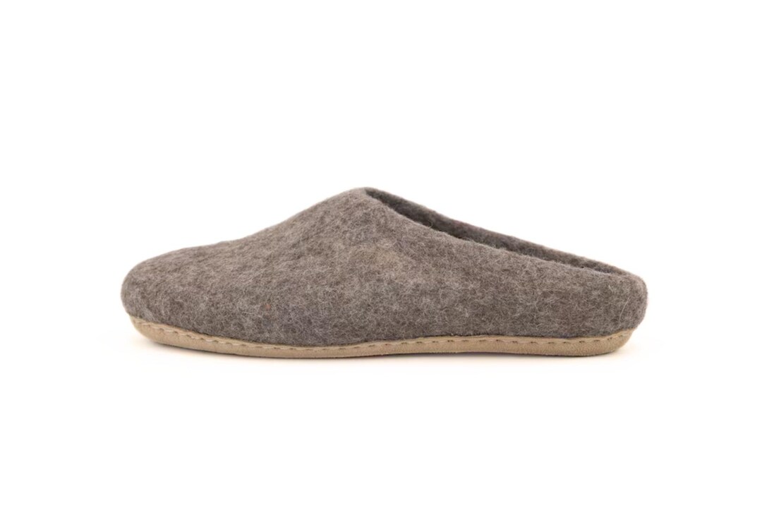 Felt Indoor Slipper| Warm Unisex Handmade Slipper| Wool Slippers for ...