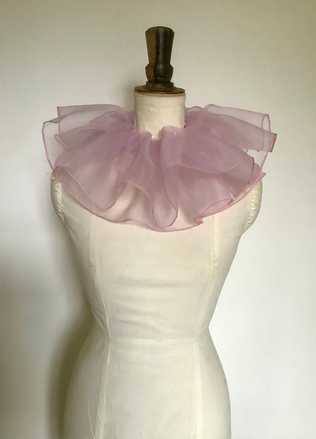 Dusky Pink, Circus Neck Ruff , Circus Clown Costume. - Etsy