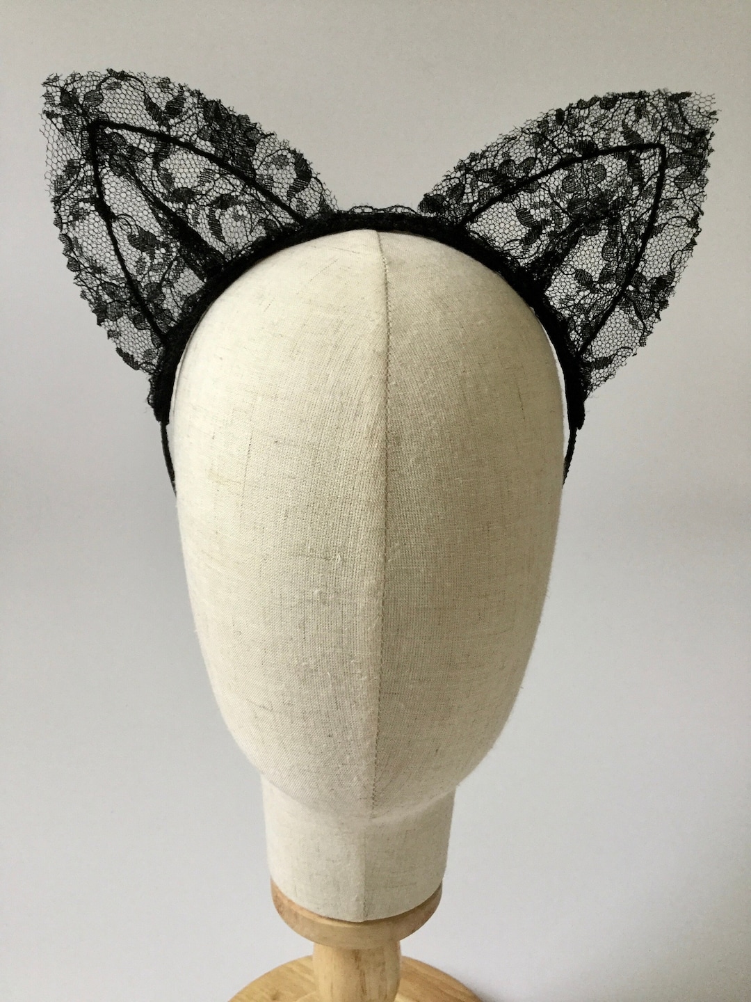 Lace Cat Ears Headband. - Etsy