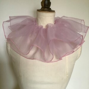 Dusky Pink, Circus Neck Ruff , Circus Clown Costume. - Etsy