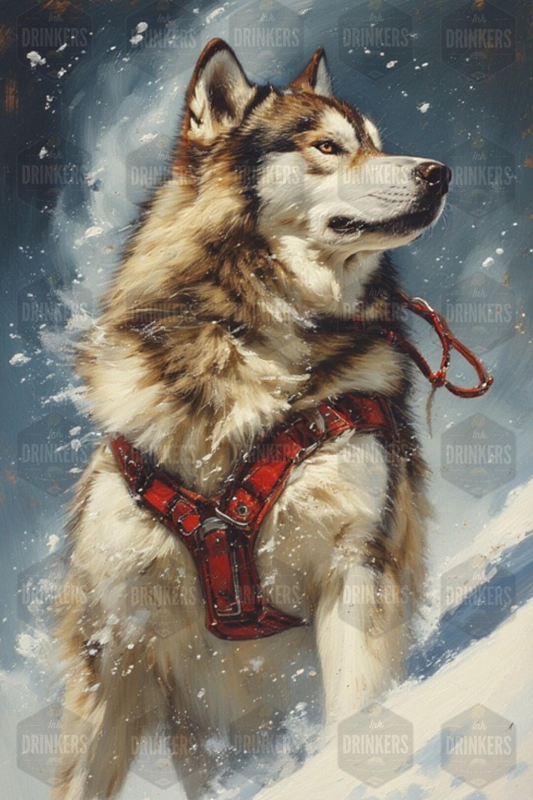 Valiant Dog Portrait: Baroque Pet Art, Heroic Rescue (digital Download ...