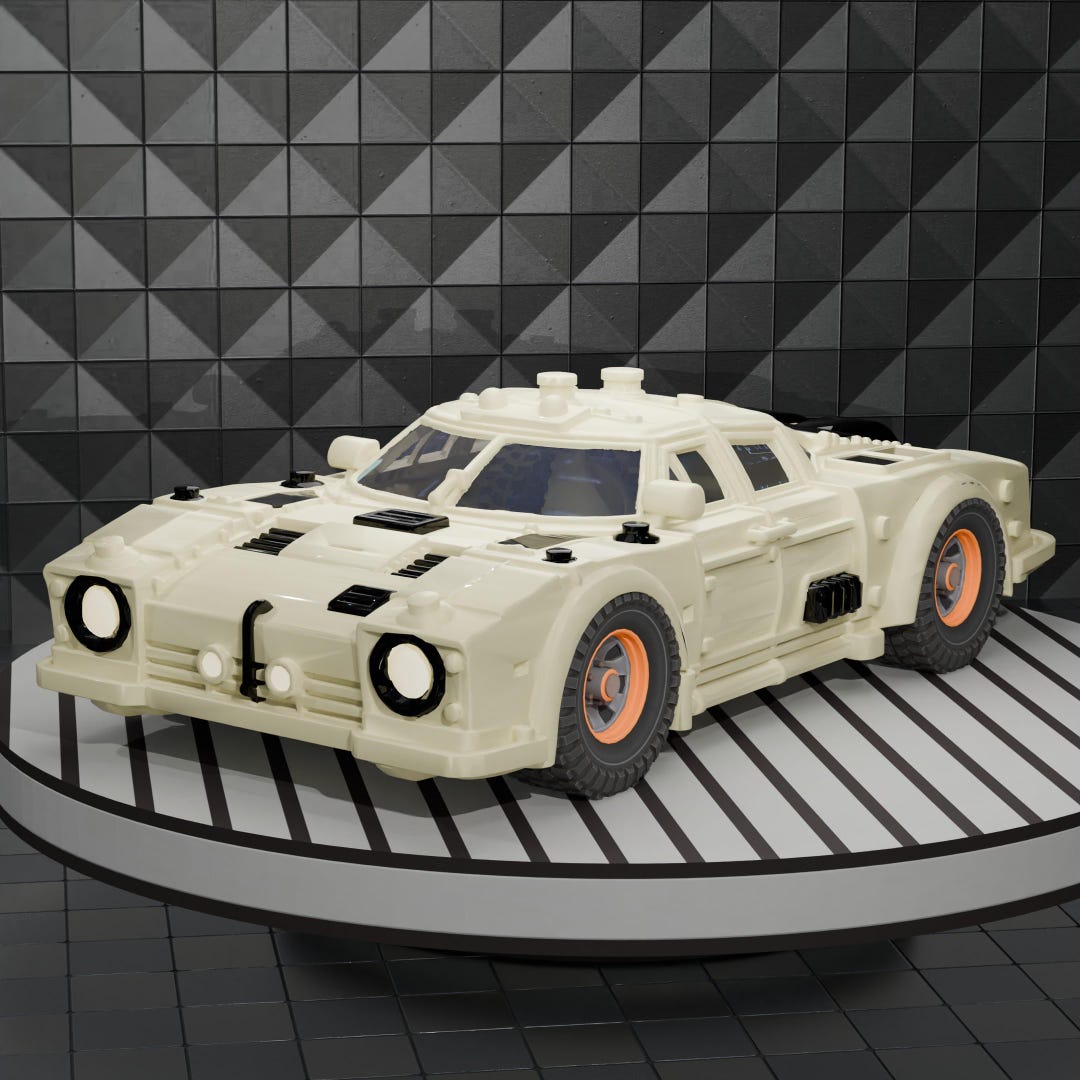 Sports Car 3D STL File | High Detailed Racing Car Model | Realistic ...