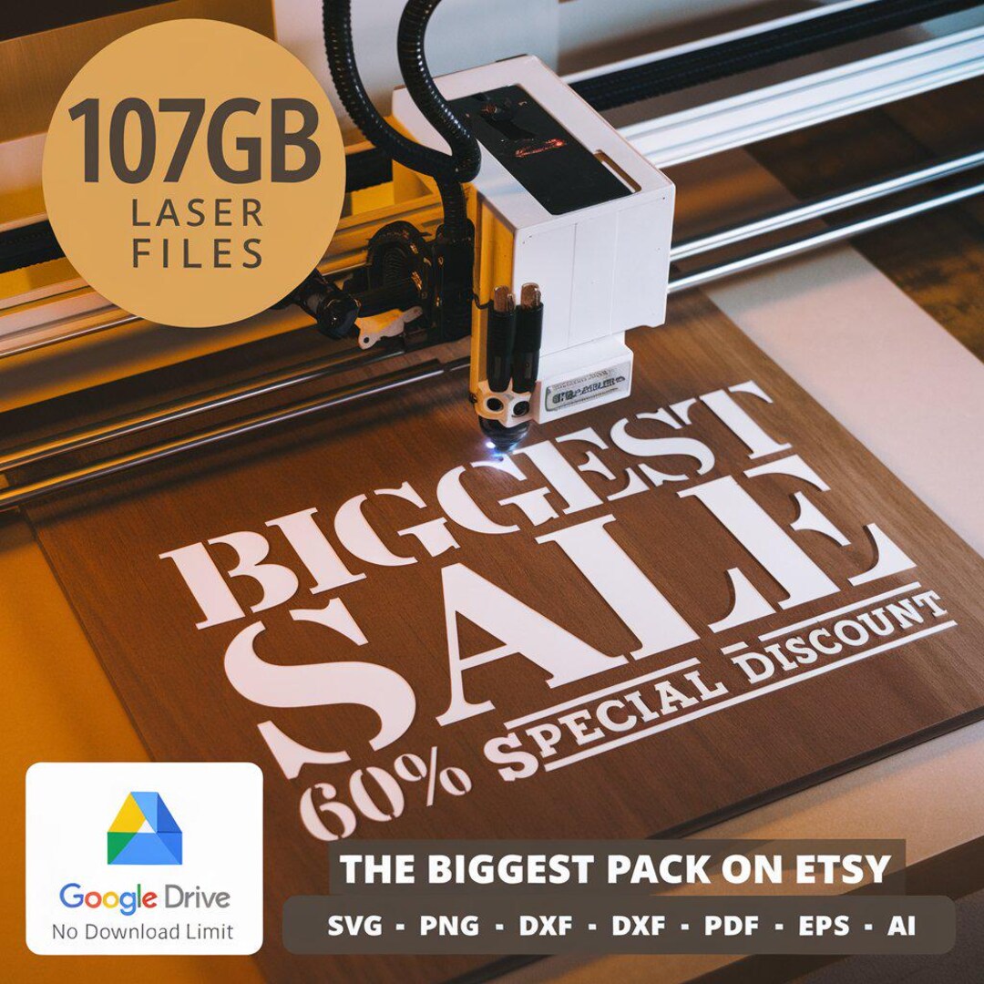 Laser Cut Files Mega Bundle, 350k Files 3D 2D, Laser Cut Designs, CNC ...