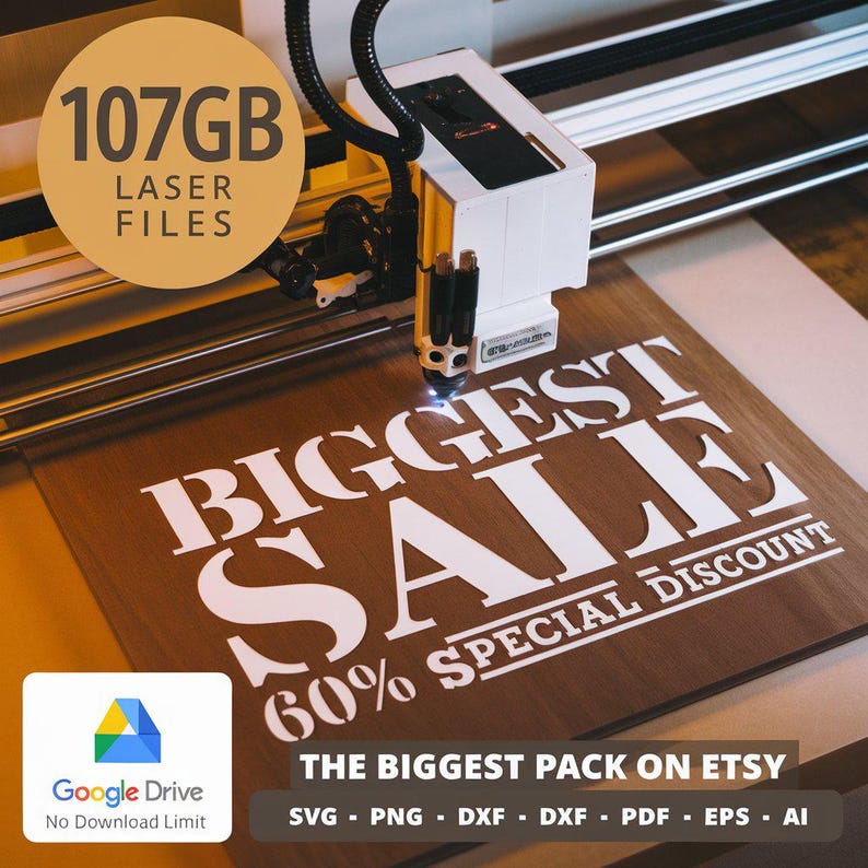 Laser Cut Files Mega Bundle, 500k Files 3D 2D, Laser Cut Designs, CNC ...