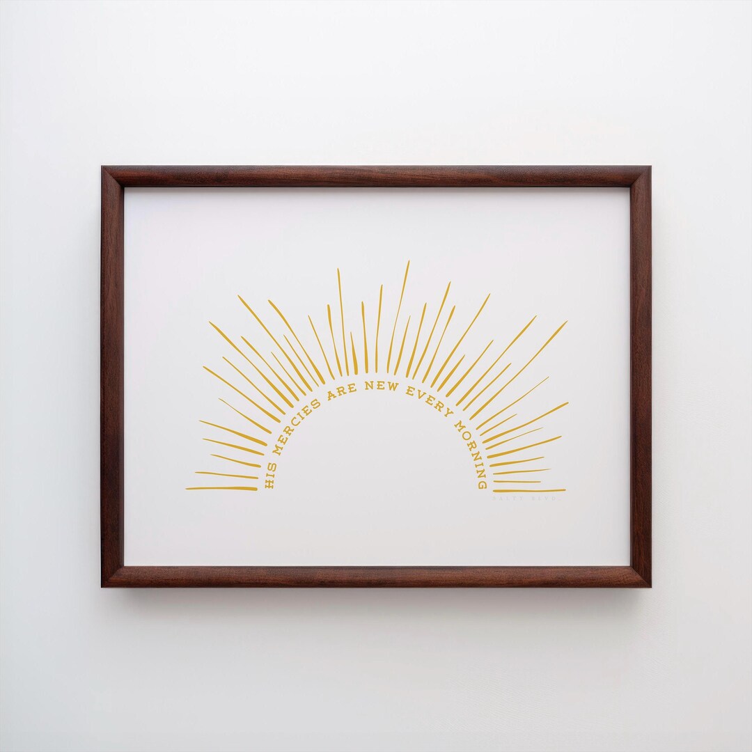 Boho Sun Bible Verse Print: Christian Wall Art (digital Download) - Etsy