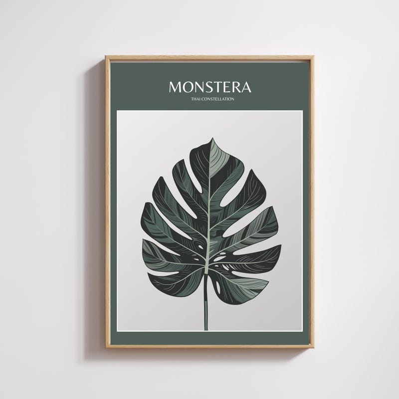 Monstera Print - Etsy