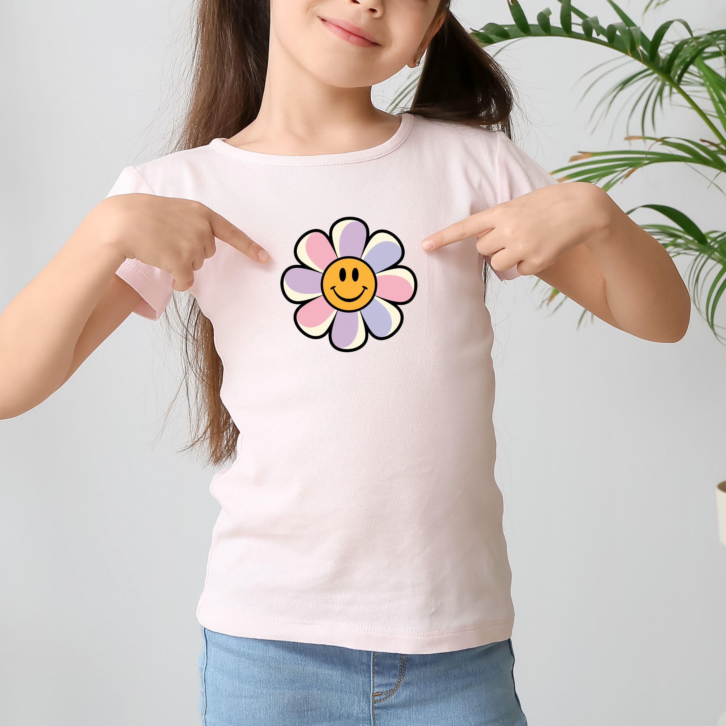 Pastel Smiley Face Flower,cute Smiley Face Flower Pastel,happy Face ...