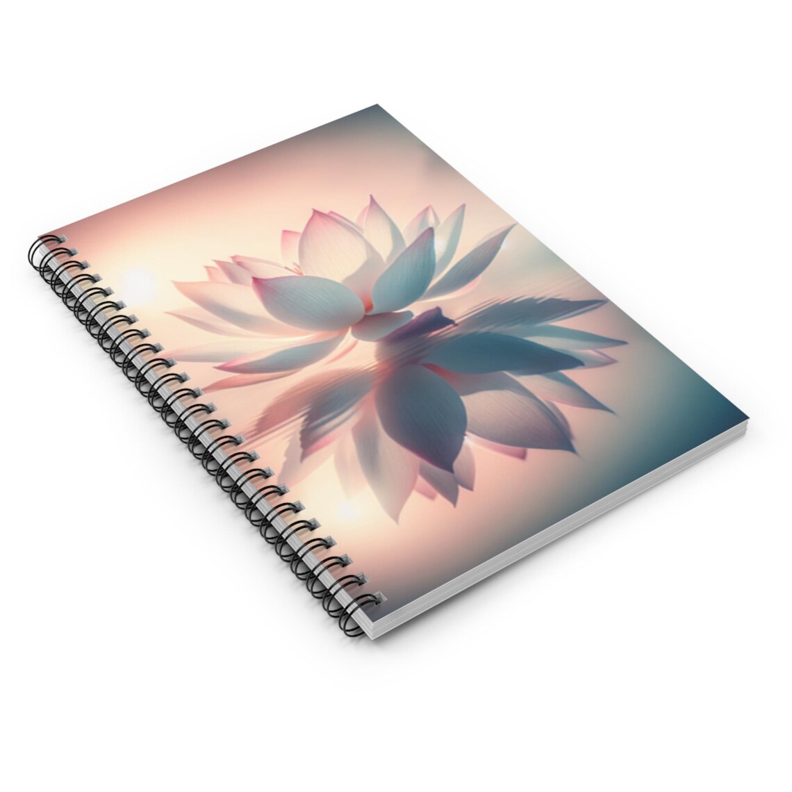 Lotus Flower Spiral Notebook - Etsy