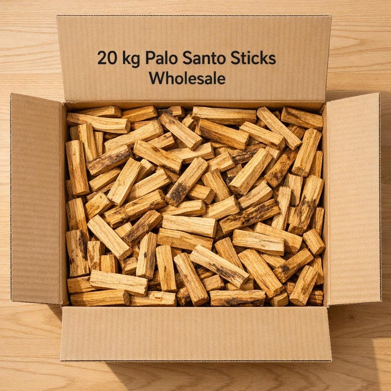 20 KG Bulk Palo Santo Wood Wholesale Ecuador Incense Sticks Sustainably ...
