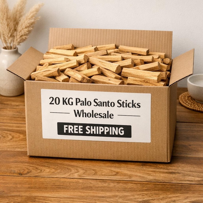 20 KG Bulk Palo Santo Wood Wholesale Ecuador Incense Sticks Sustainably ...