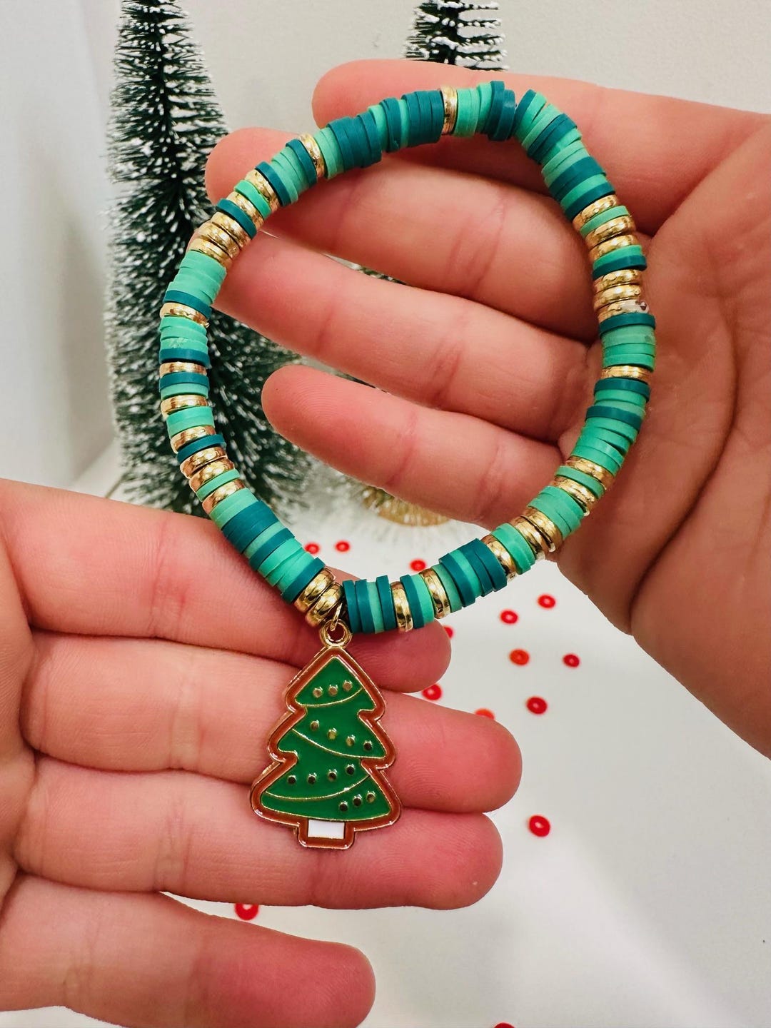 Christmas Tree Bracelet - Etsy