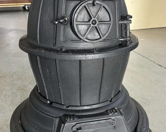 Antique Cast Iron Parlor Stove Umco #28 Boyertown PA 13w15d22h Shipping ...