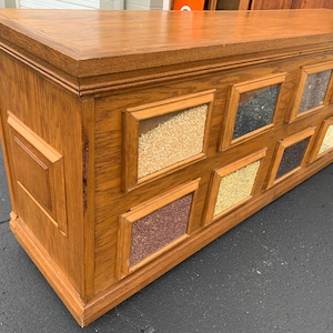 Vintage Country Store Bean Seed Counter 10 Drawer Custom Made 35h22d90w ...