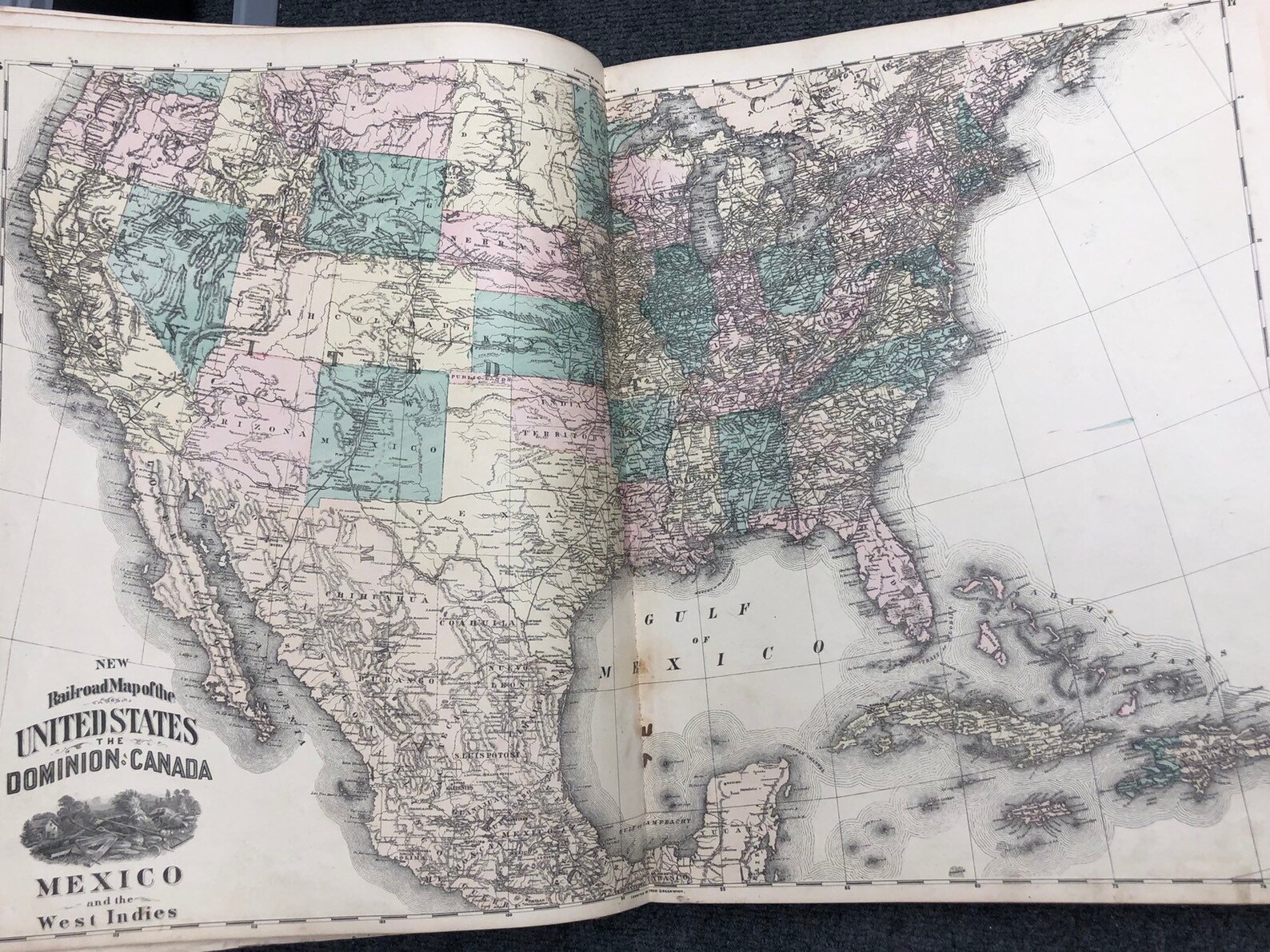 1875 Historical Atlas of Iowa Illustrated With Steel Engravings and ...
