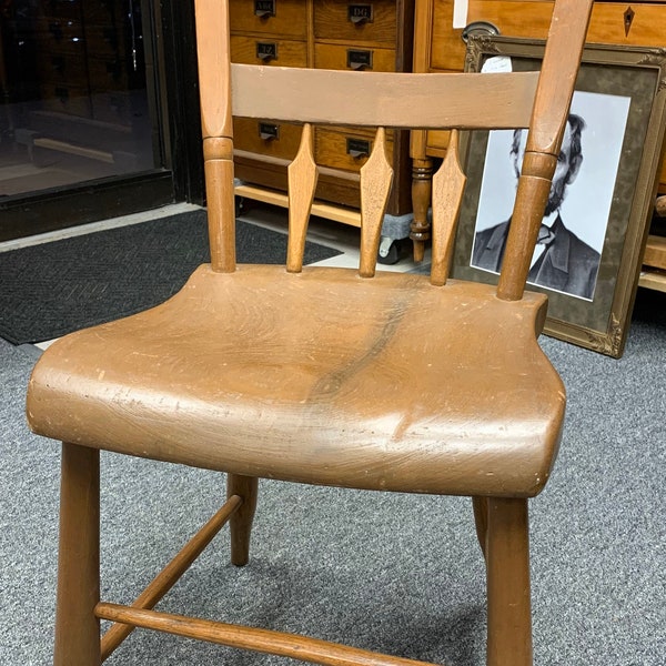 Antique Arrow Back Chair - Etsy