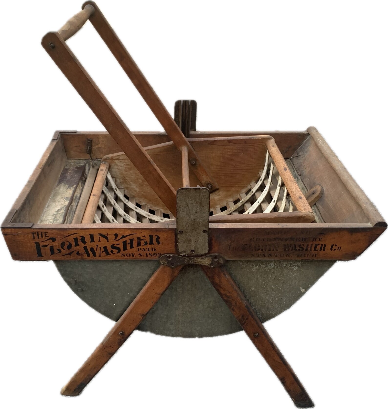 Original Antique Florin Hand Washer 1892 Stanton MI 21d33w25h Shipping ...