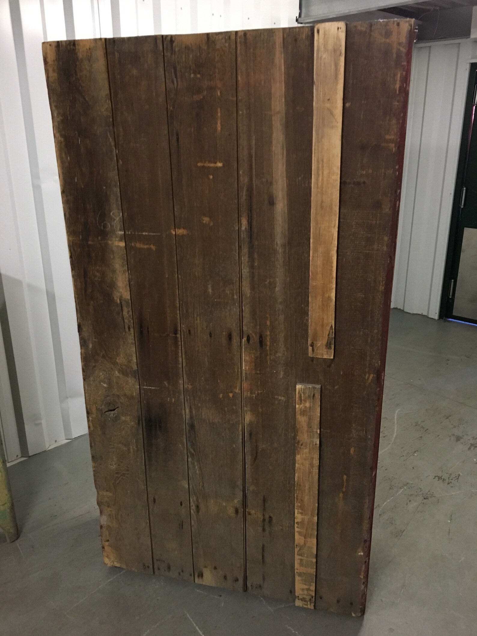 Primitive Red Stepback Kitchen Cupboard One Piece 42w16d12d29.5h77h ...