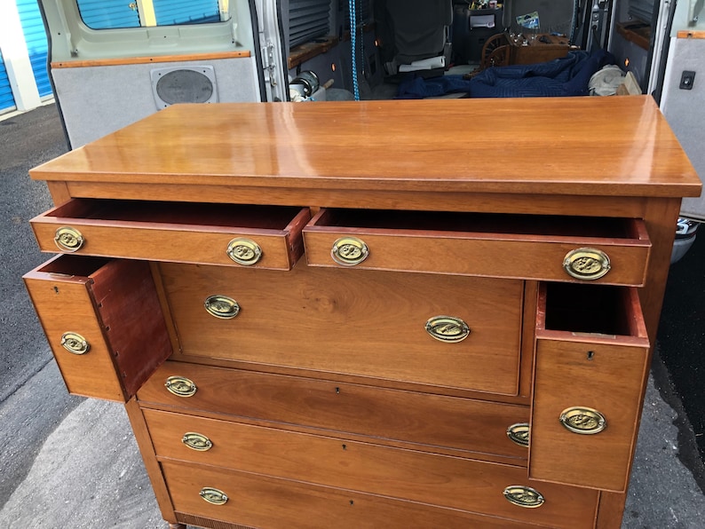 Antique Federal Style Cherry Butlers Chest 1800's 50x50x23 | Etsy
