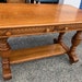 Exquisite Antique Solid Oak Library Table 2 Drawers 30d50w31h Shipping ...