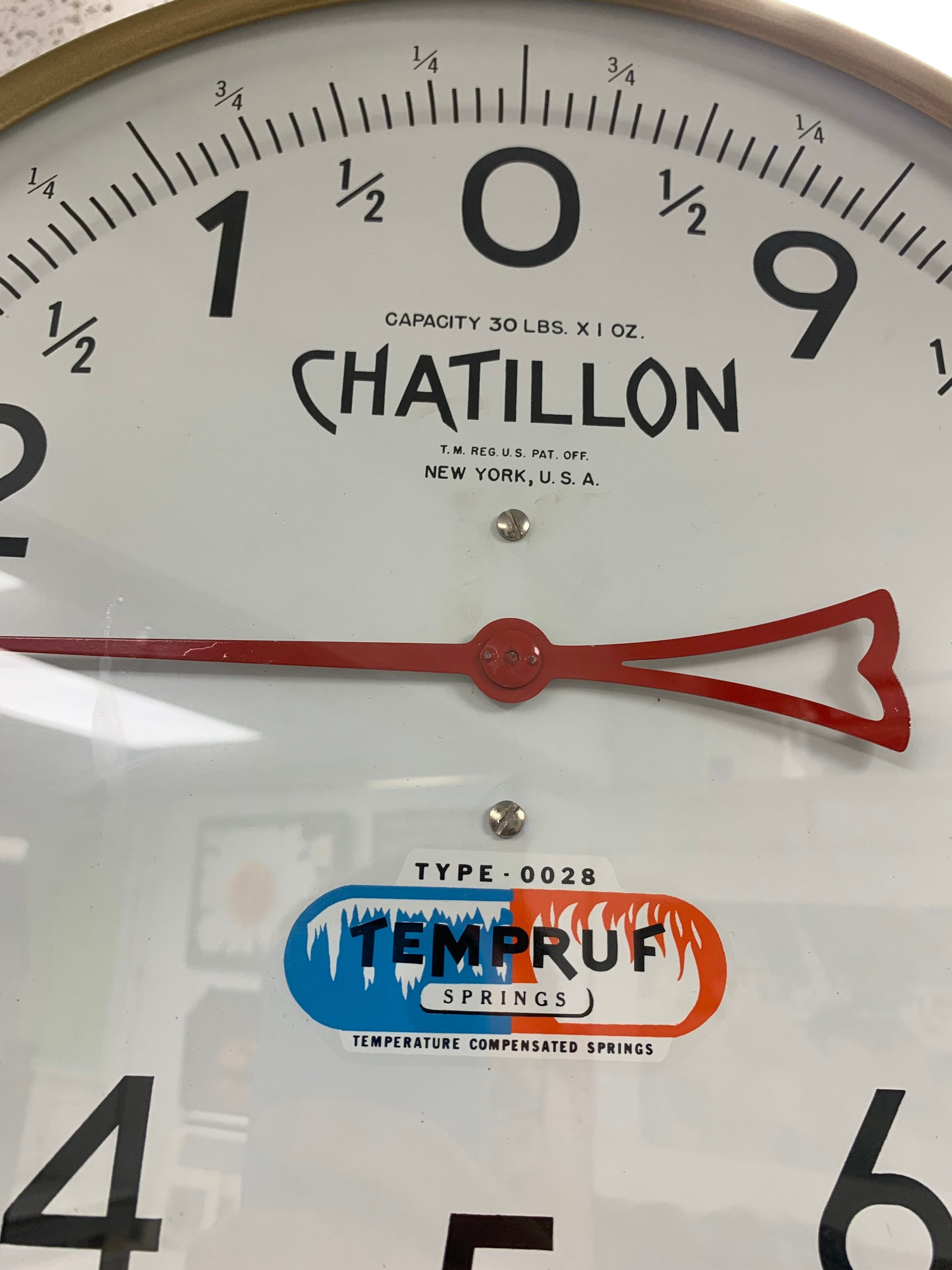 Antique 1933 Chatillon Produce Scale Beautifully Restored 17x3.5x40 - Etsy
