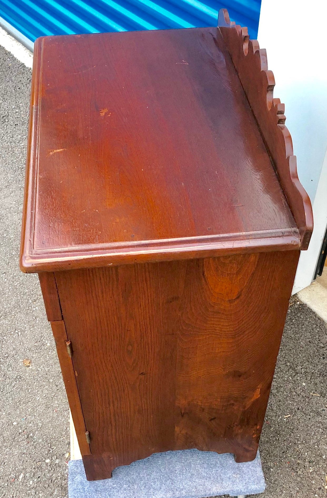 Antique Victorian Walnut Wash Stand Scalloped Base 27.5w17d35h | Etsy