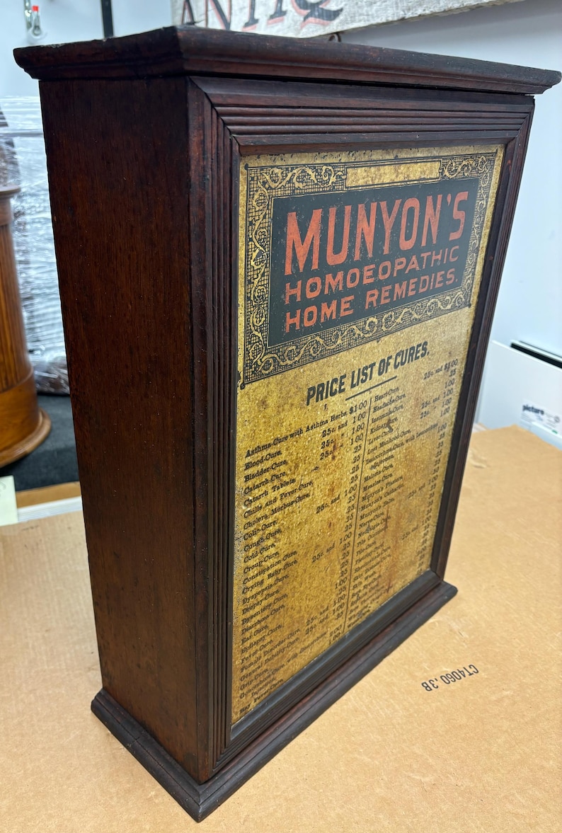 Antique Original 1800s Munyons Homeopathic Home Remedies Apothecary ...