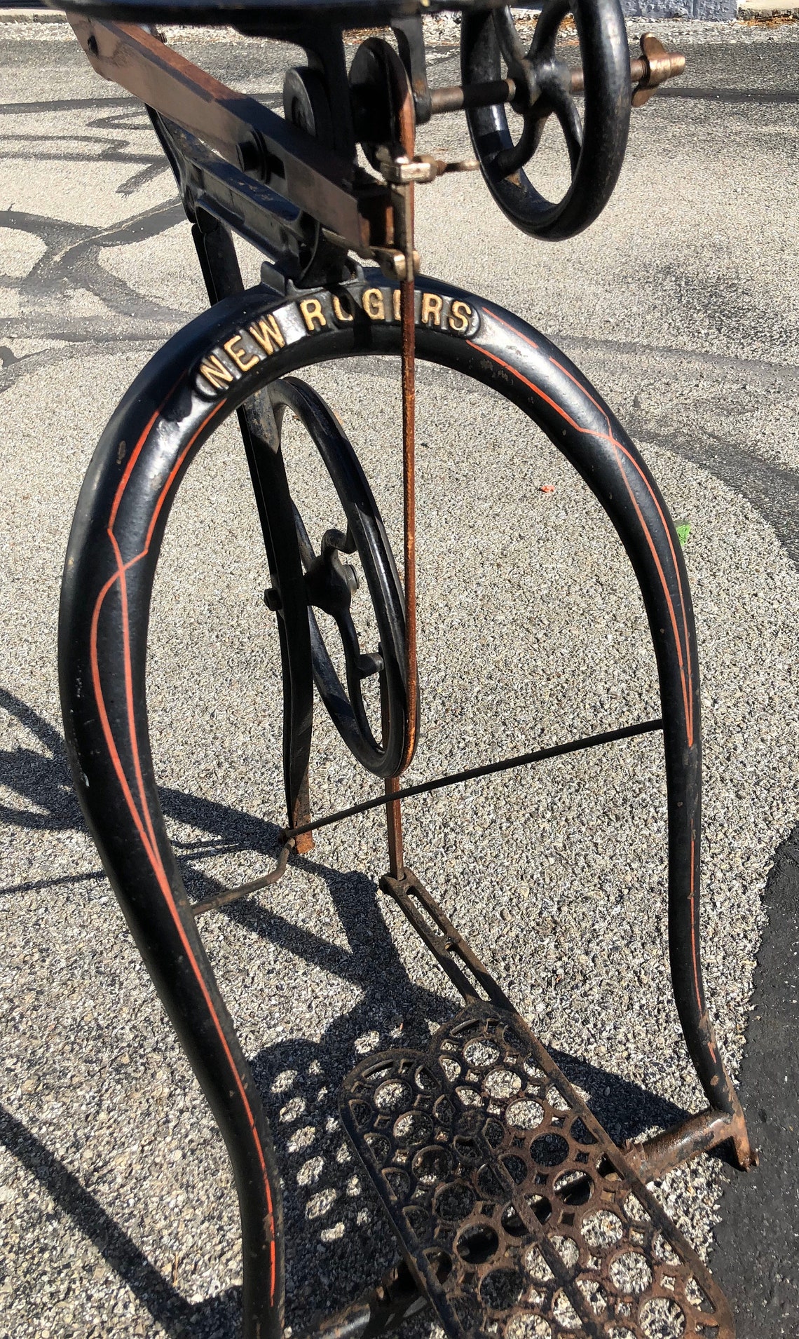 Antique 1800's Treadle Jig Saw 36x14x29 Millers Falls Company New ...