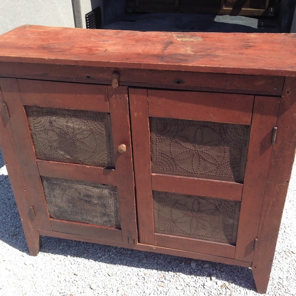 Punched Tin Pie Safe - Etsy