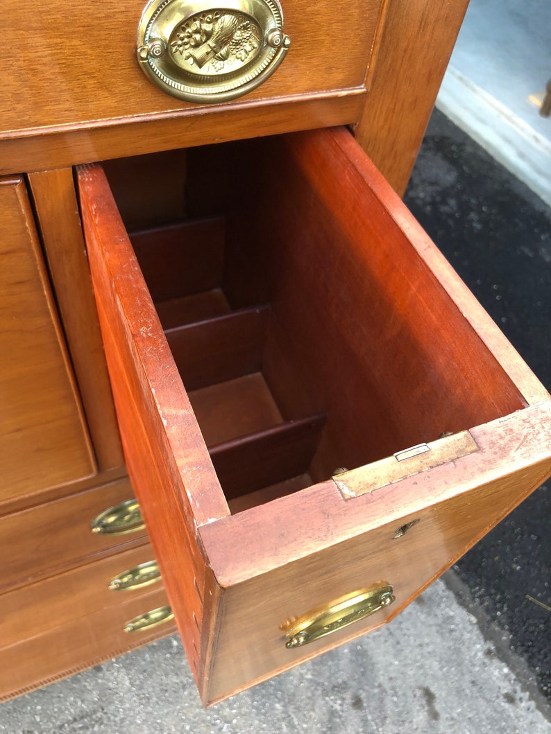Antique Federal Style Cherry Butlers Chest 1800's 50x50x23 | Etsy