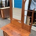 Antique Victorian Solid Oak Dual Harp Washstand With Beveled - Etsy