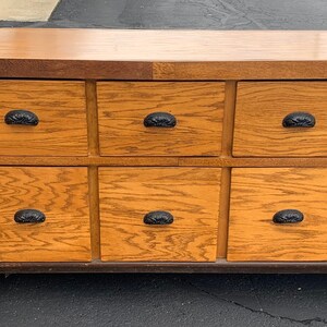 Vintage Country Store Bean Seed Counter 10 Drawer Custom Made 35h22d90w ...