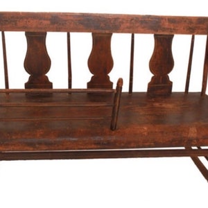 1840 Cape Cod Rocking Bench Original Finish 48w25d14h29h Shipping is ...