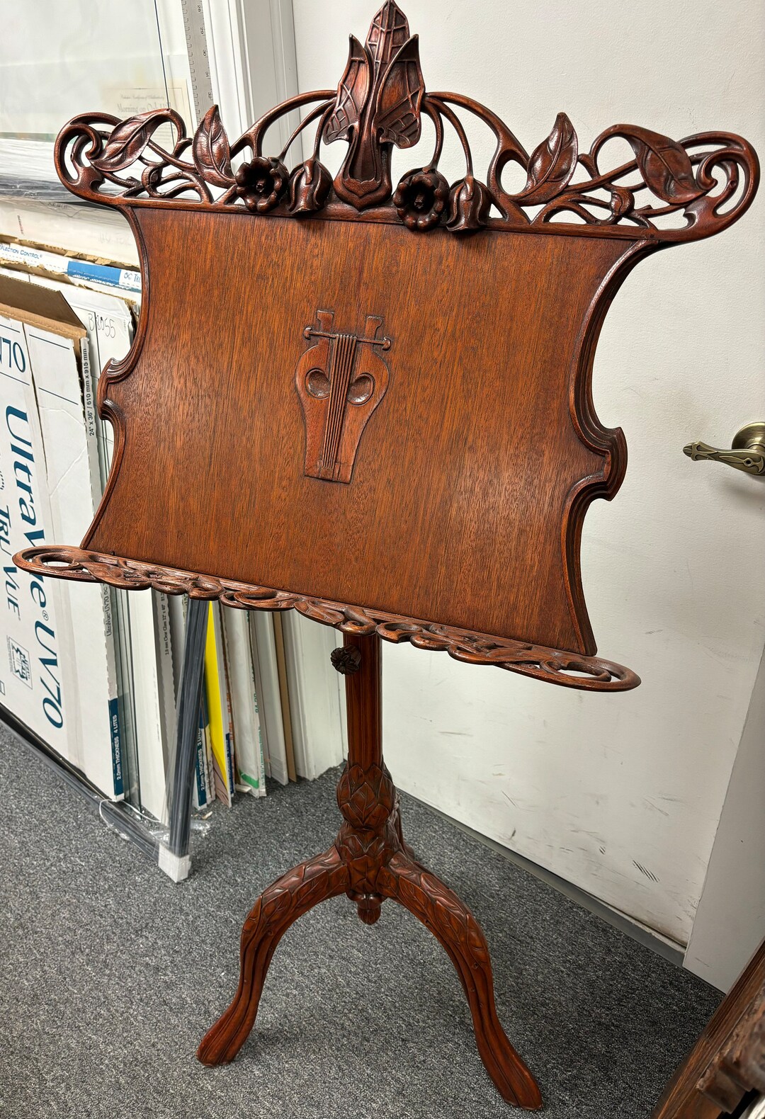 Antique Ornate Music Stand 56h24w22d Shipping is Not Free - Etsy