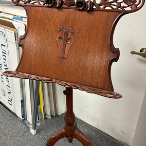 Antique Ornate Music Stand 56h24w22d Shipping is Not Free - Etsy