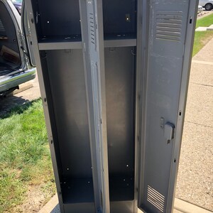 Vintage Equipto Lockers Original Gray Paint Heavy Duty Excellent ...