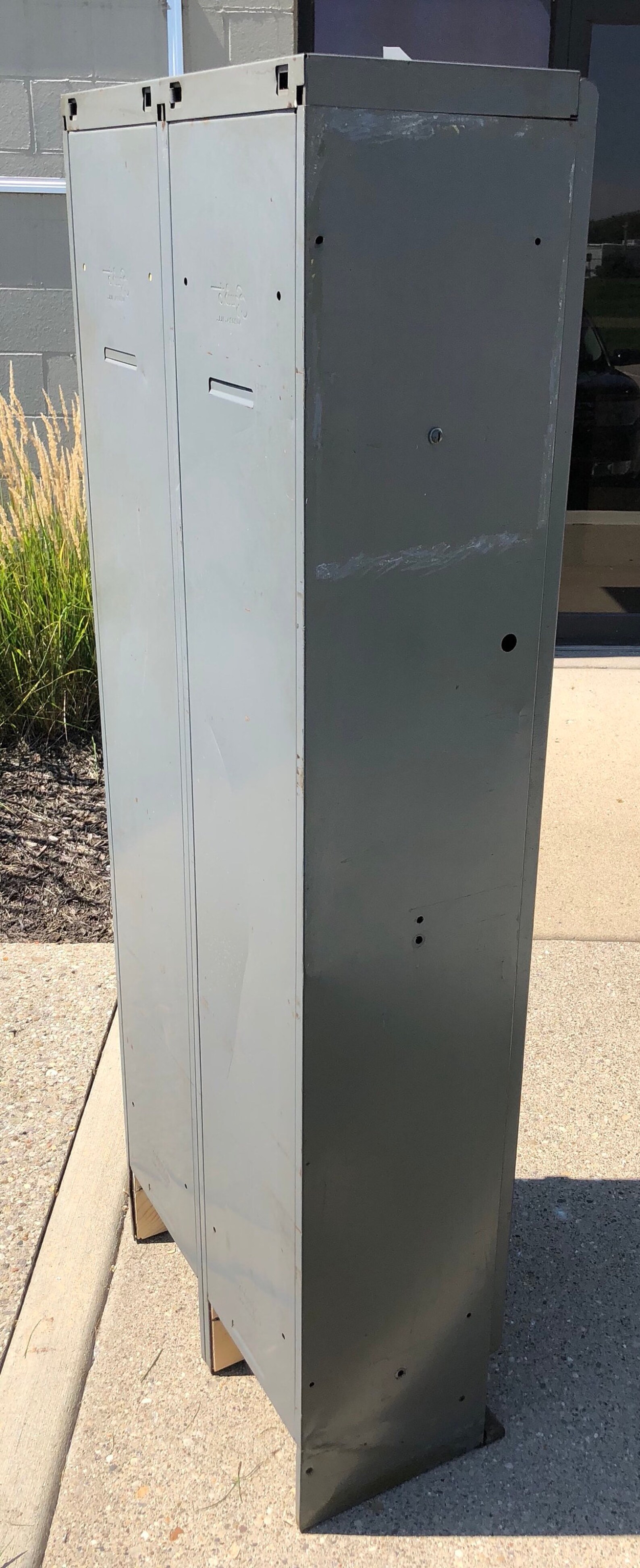 Vintage Equipto Lockers Original Gray Paint Heavy Duty Excellent ...