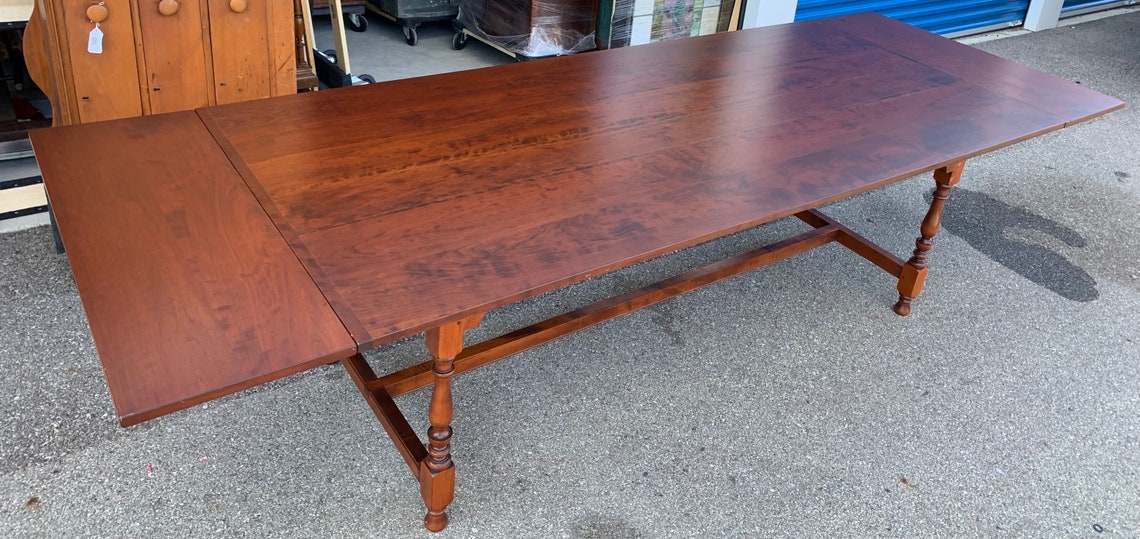 Vintage Custom D R Dimes Cherry Dining Table With Extensions - Etsy