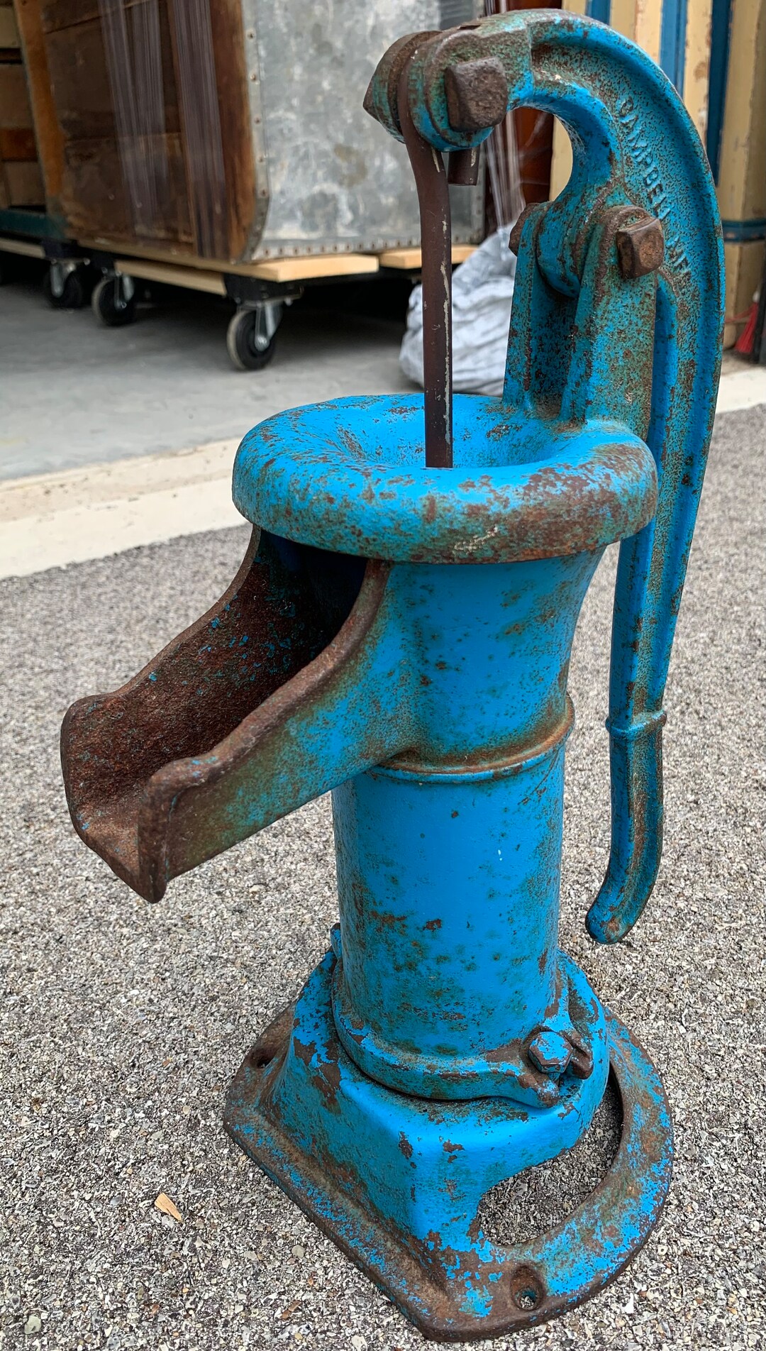 Antique Cast Iron Hand Well Pump - Etsy