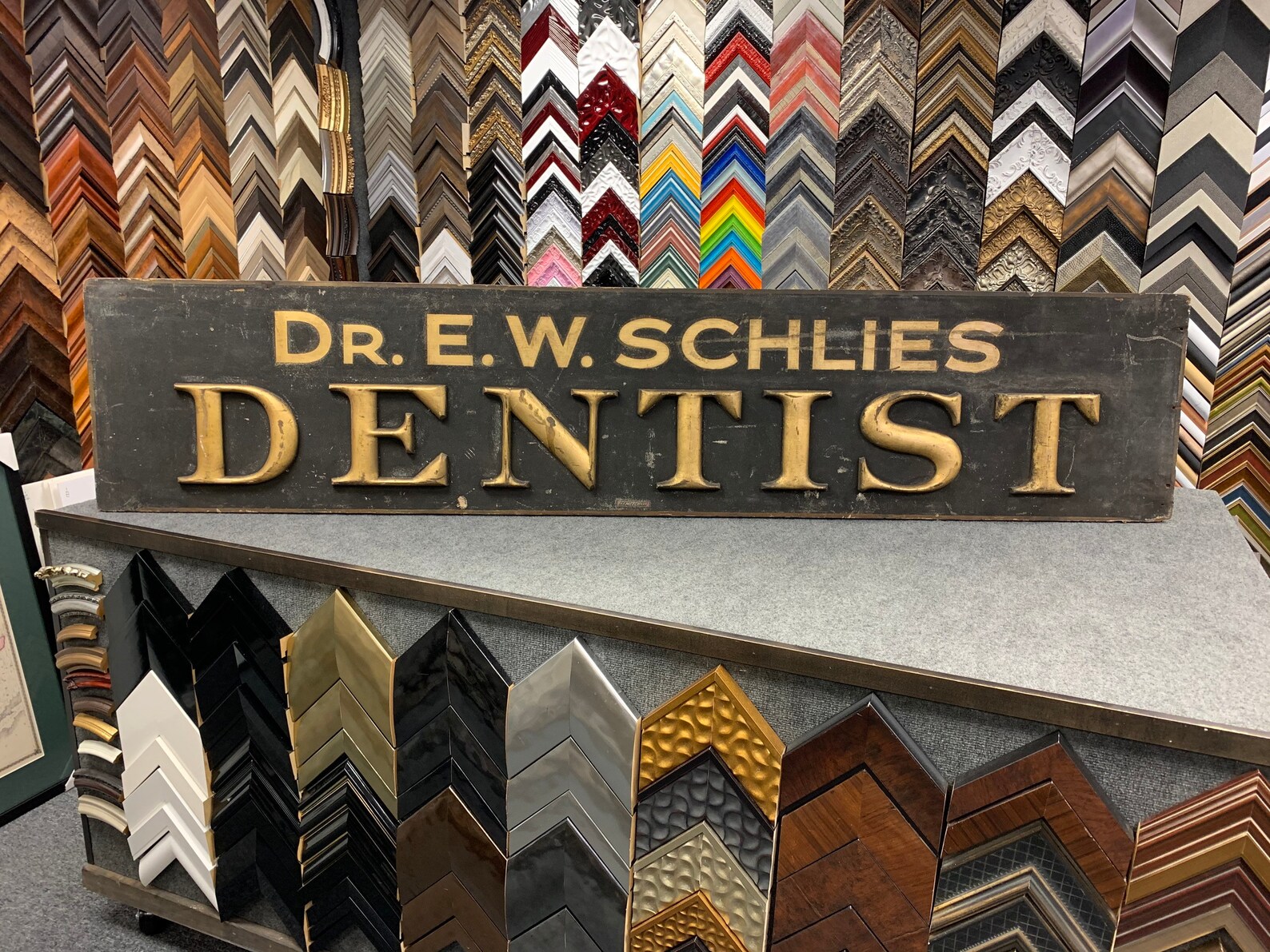 Antique Wood Dentist Sign With Gold Raised Letters 18 X 84 X 1 - Etsy