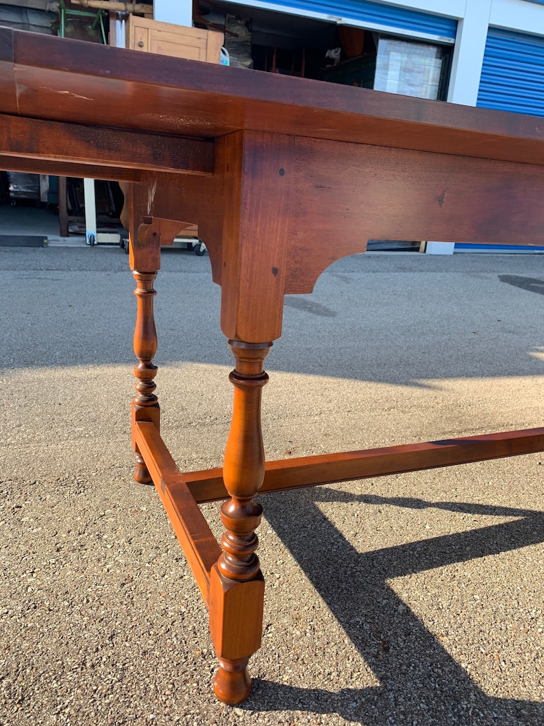 Vintage Custom D R Dimes Cherry Dining Table With Extensions 30.5h24 ...