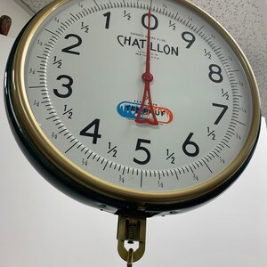 Antique 1933 Chatillon Produce Scale Beautifully Restored 17x3.5x40 - Etsy