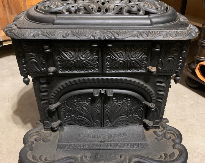 Antique 1855 Cast-iron Parlor Cook Stove Peekskill New York Aerial 6 ...