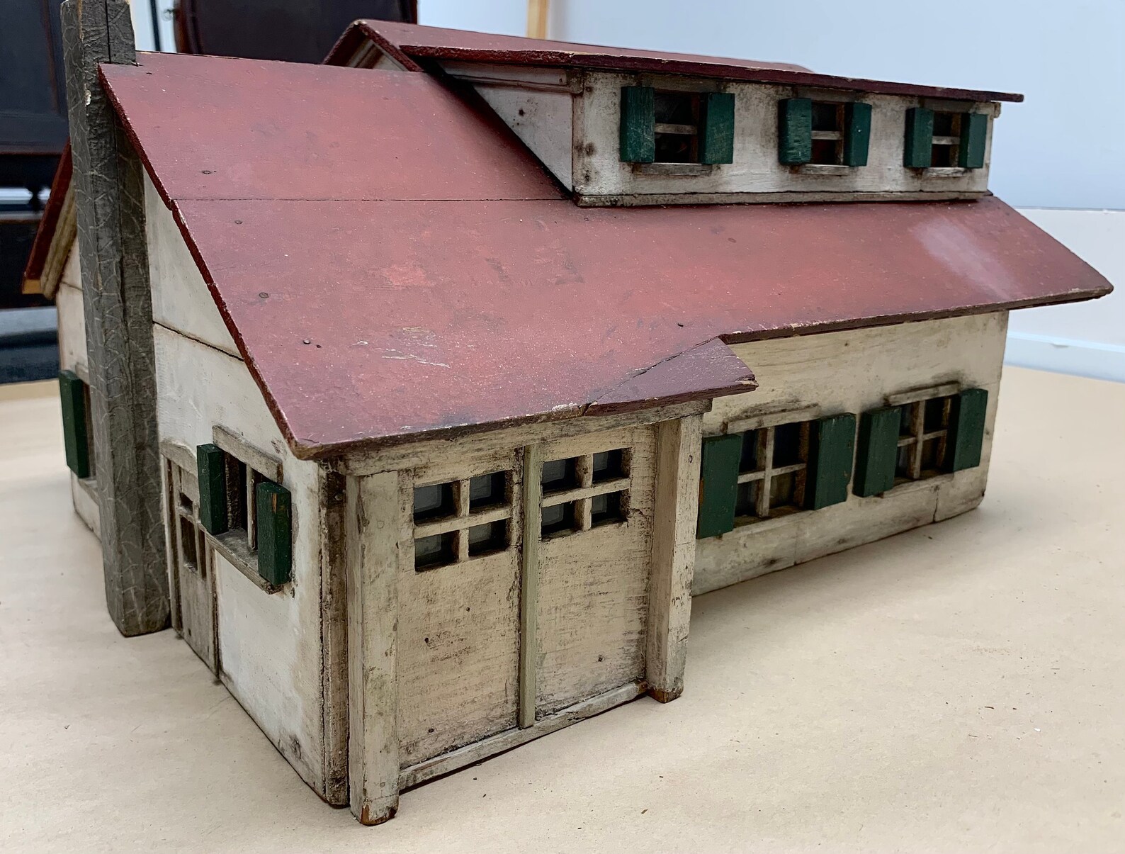 Antique American Custom Wood Home House Model 18W14D10H - Etsy