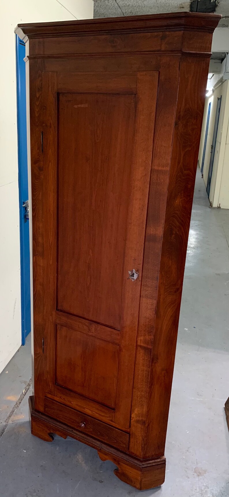 Antique Spanish Mexican Corner Cabinet Dovetailed Drawer 32w77.5h20dc22 ...