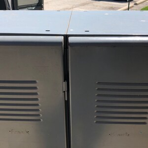 Vintage Equipto Lockers Original Gray Paint Heavy Duty Excellent ...