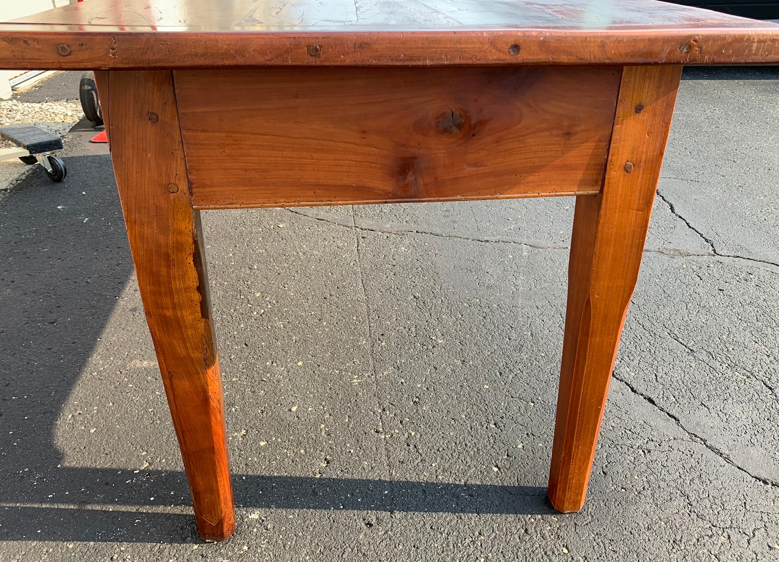 Antique French Fruitwood Farm Harvest Table 2 Drawers - Etsy